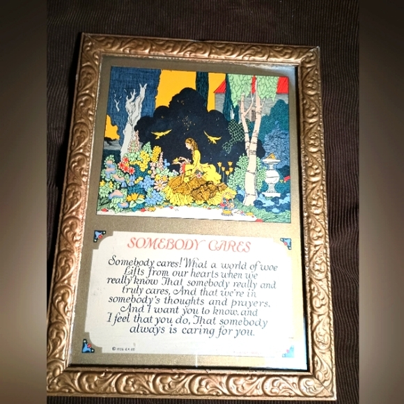 Gibson | Art | A Gibson Product Dated 926 Poem Somebody Cares 11x 8 ...